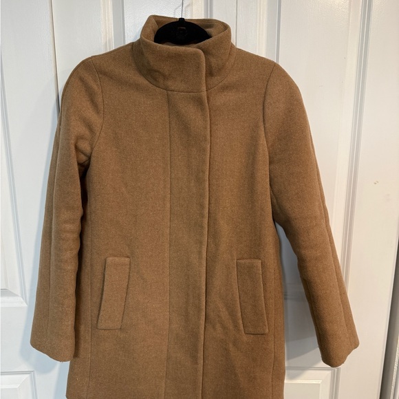 J. Crew | Jackets & Coats | J Crew Womens Tan Coat | Poshmark